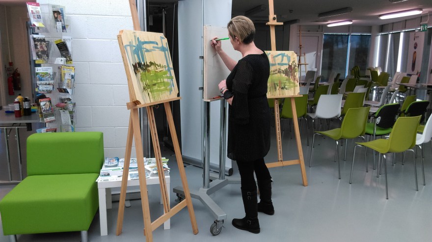 Perpetual Drawing + 2 Landscapes